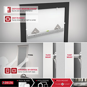 Custom Mirrors: Delta Custom Reflections | Delta Faucet