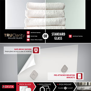 Custom Mirrors: Delta Custom Reflections | Delta Faucet