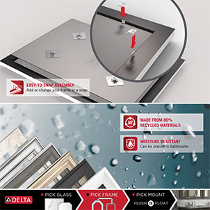 Custom Mirrors: Delta Custom Reflections | Delta Faucet