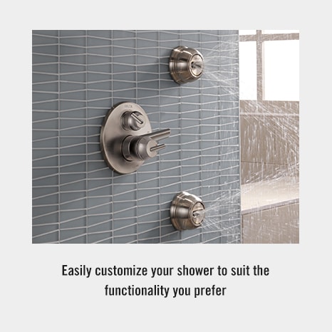 Integrated Shower Diverter Valves with MultiChoice® Technology | Delta ...