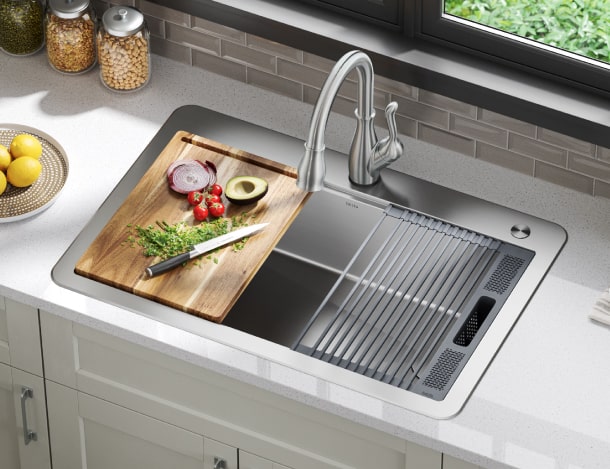 Workstation Kitchen Sinks | Delta Faucet